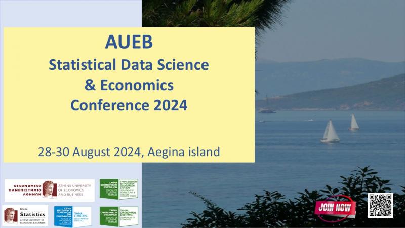 AUEB Statistical Data Science & Economics Conference, Aegina, 2024 | Athens University of ...